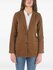 Пиджак Woolrich Pinstriped single-breasted blazer, размер 44, коричневый
