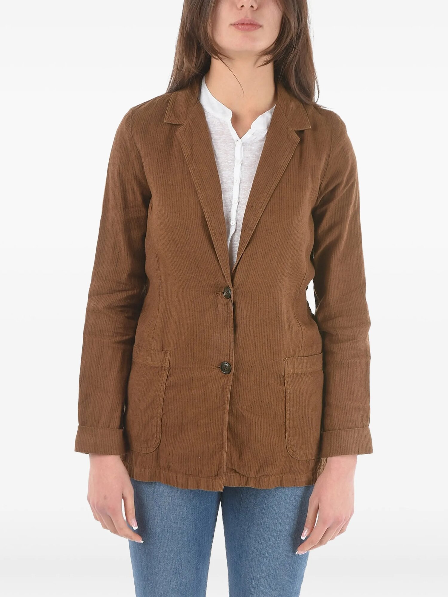 Пиджак Pinstriped single-breasted blazer