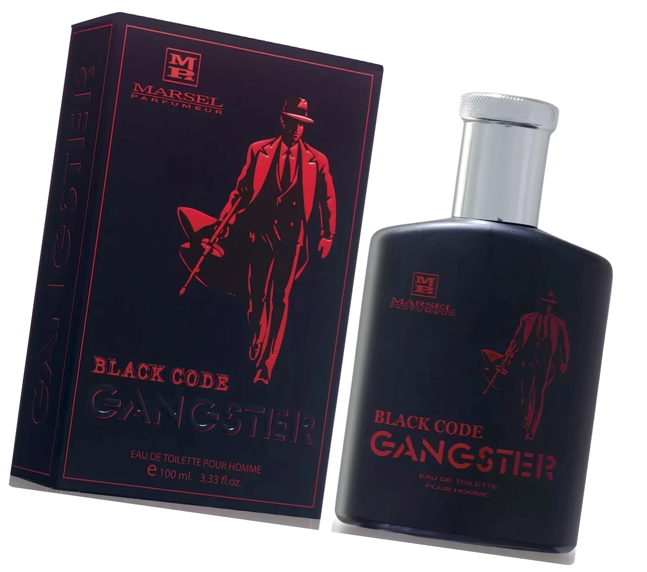 Мужской одеколон Marsel Parfumeur Gangster Black Code 100 мл - Марсель Гангстер Черный Код