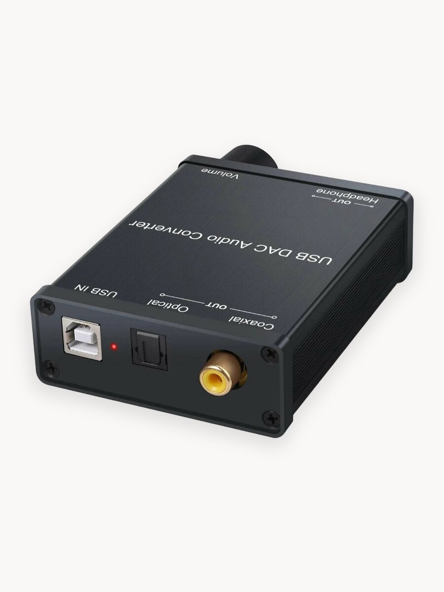 Аудио конвертер USB - Optical (toslink), Coaxial, 6.3mm jack. GV-021