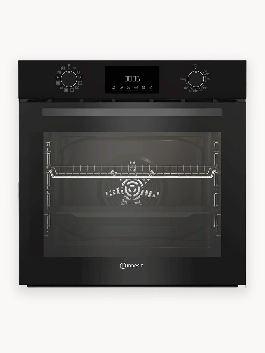 Духовой шкаф Indesit IBFTE 3844 J BL, электрический, встраиваемый
