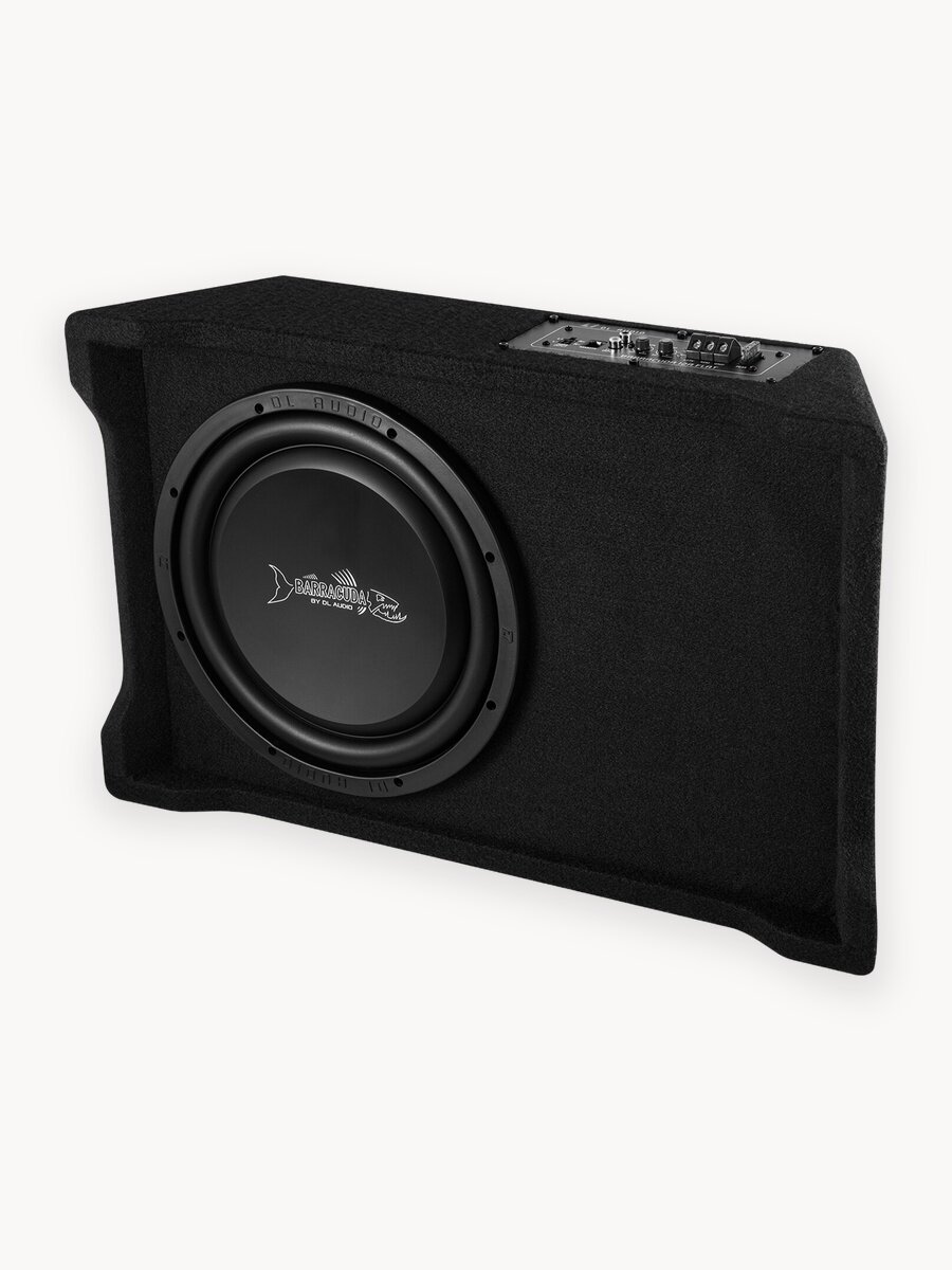 Активный сабвуфер компактный в автомобиль DL Audio Barracuda 12A Flat