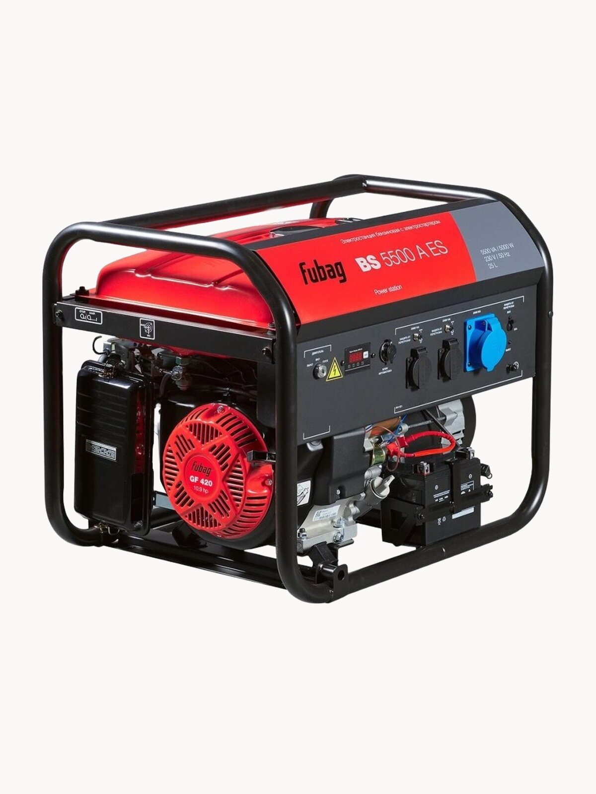 Бензиновый генератор FUBAG BS 5500 А ES с возможностью автоматизации