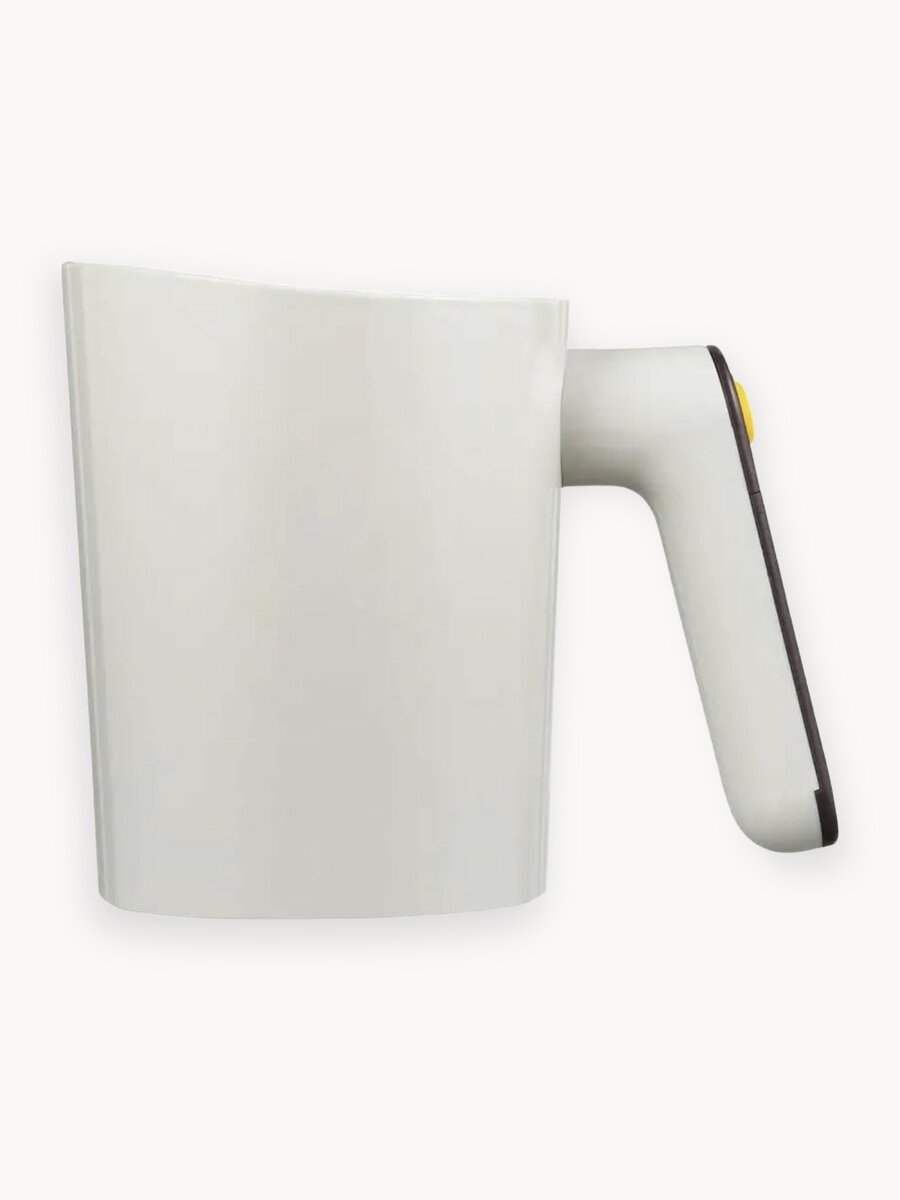 DE.HOME электро просеиватель кружка сито для муки на батарейках 1л, сифтер, белый