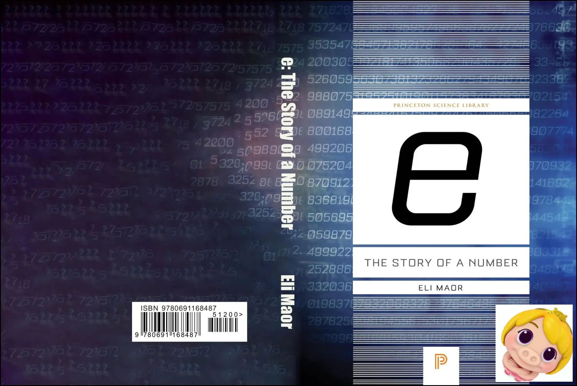 E: История одного числа, Эли Маор, Princeton Science Library, мягкая обложка, английский язык, математика