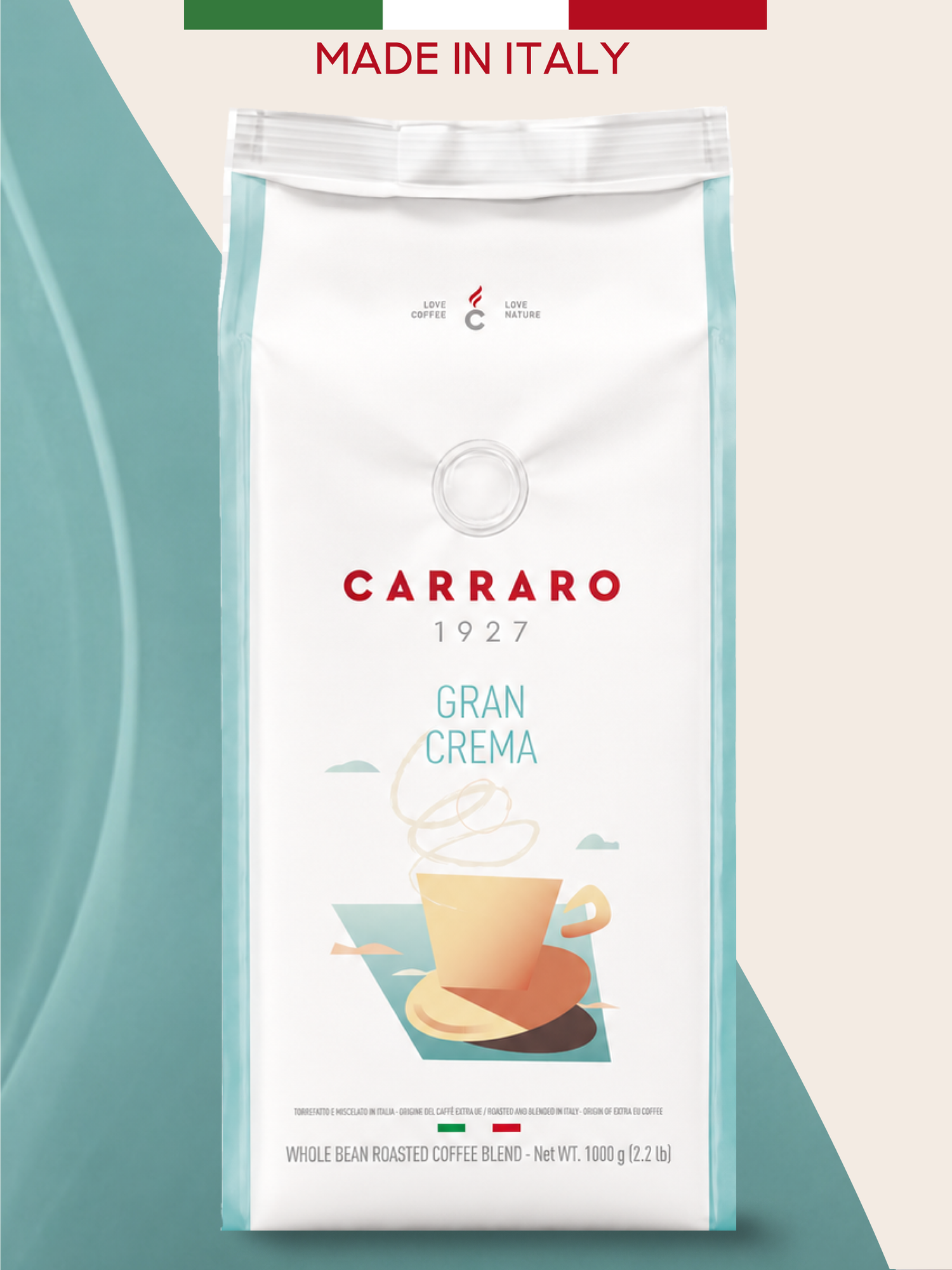 Кофе в зернах Carraro Gran Crema 1 кг