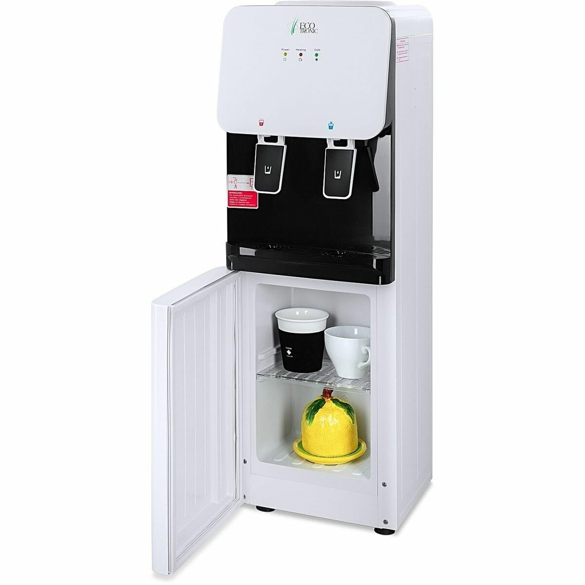 Кулер Ecotronic J1-LCE XS с электр охлаждением и шкафчиком, 'нажим кружкой (1249467)