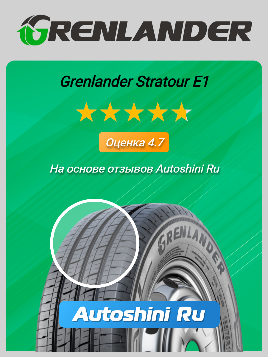 Шины летние Grenlander Stratour E1 195 R14C 106R — фото 1