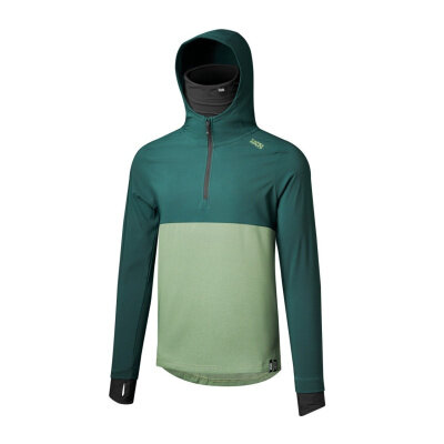 Велотолстовка IXS Carve 1.0 Hooded (Duckgreen/Sage, XL, 2026 (473-510-5471-174-XL))