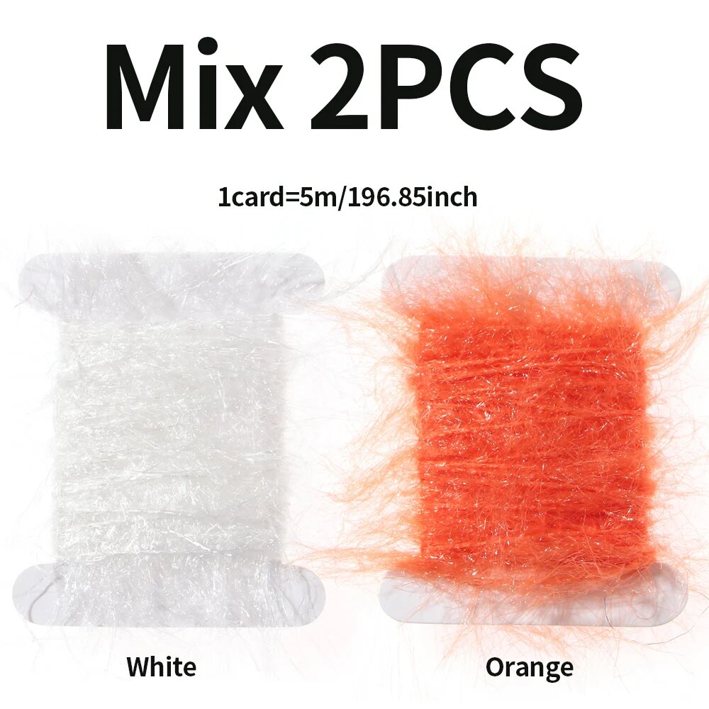 Bimoo Ледяная нить для дубляжа 5м 2white orange
