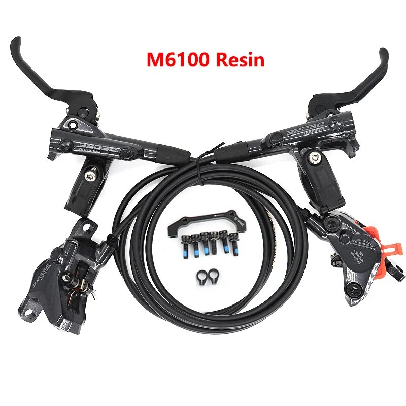 SHIMANO DEORE M6100 Черные гидравлические тормоза