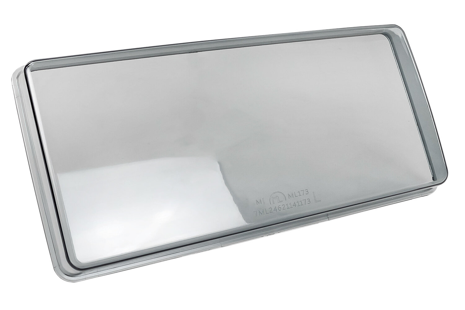 Стекло правой фары тонированное гладкое, оргстекло на ВАЗ 2105