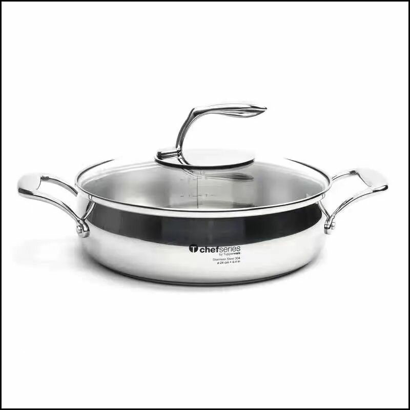 Эксклюзивная кастрюля Tupper 2.8 л из нержавейки