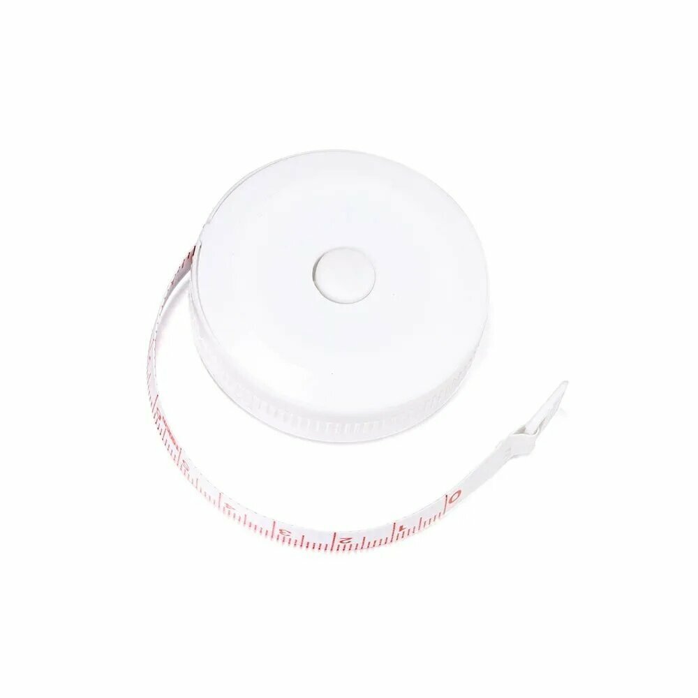 Рулетка- лента швейная портновская,1.5 метра, цвет белый