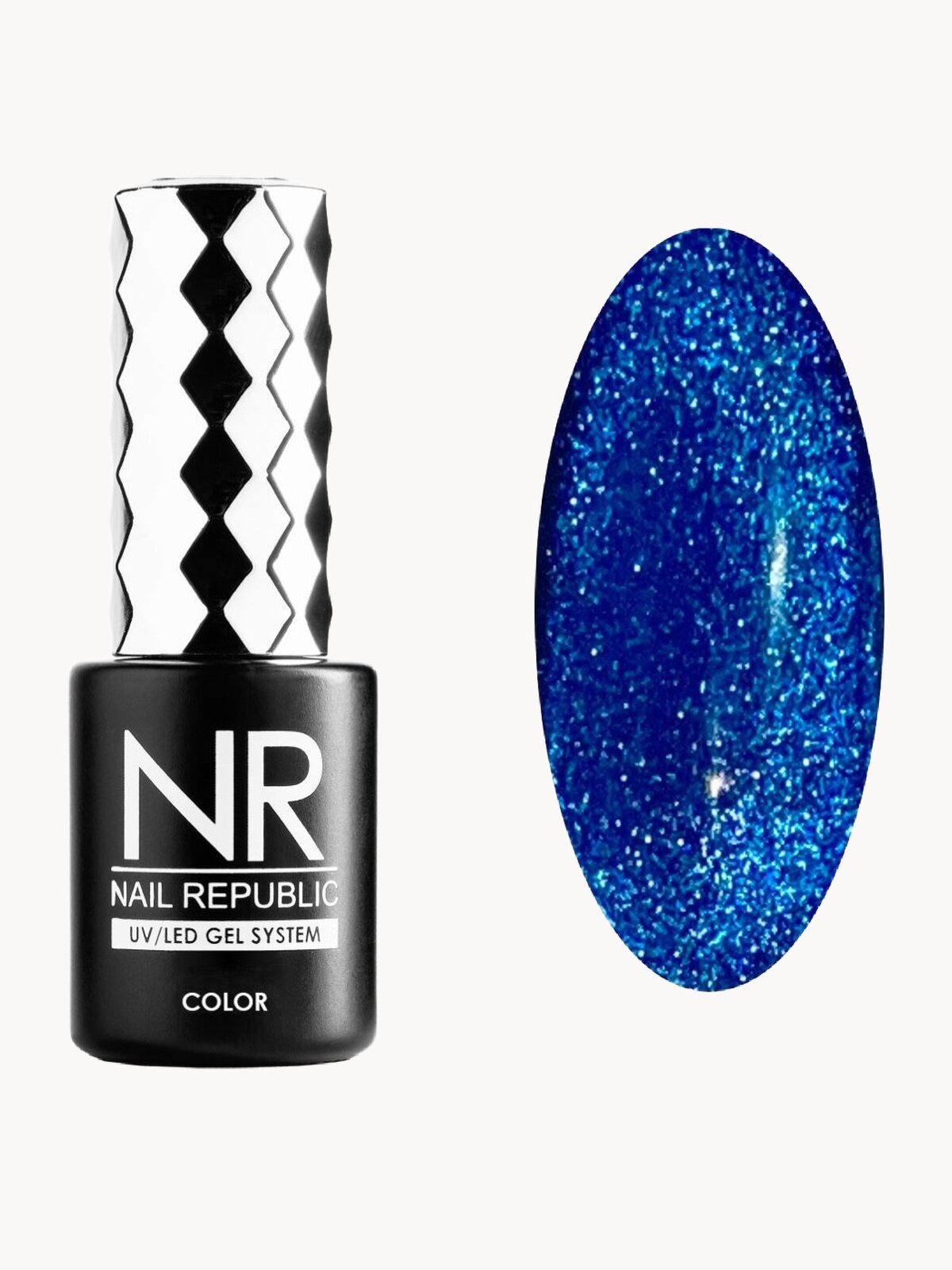 Гель-лак Nail Republic CAT-95, для дизайна ногтей, эффект кошачий глаз, 10мл