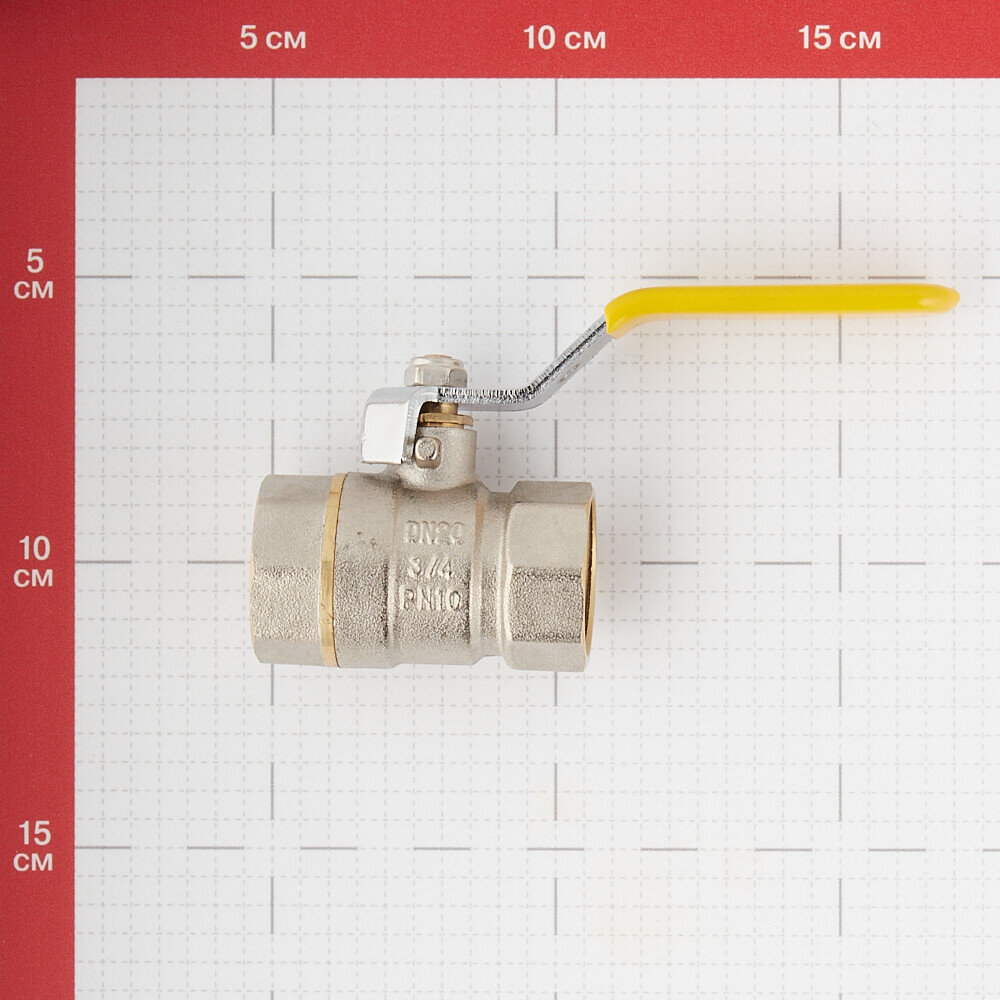 Кран шаровой газовый СТМ 3/4 ВРг х 3/4 ВРг ручка