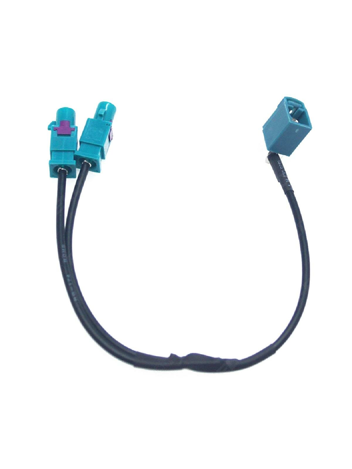 Кабель-переходник Fakra Y-Splitter с двумя штекерами на женский антенный адаптер Fakra для