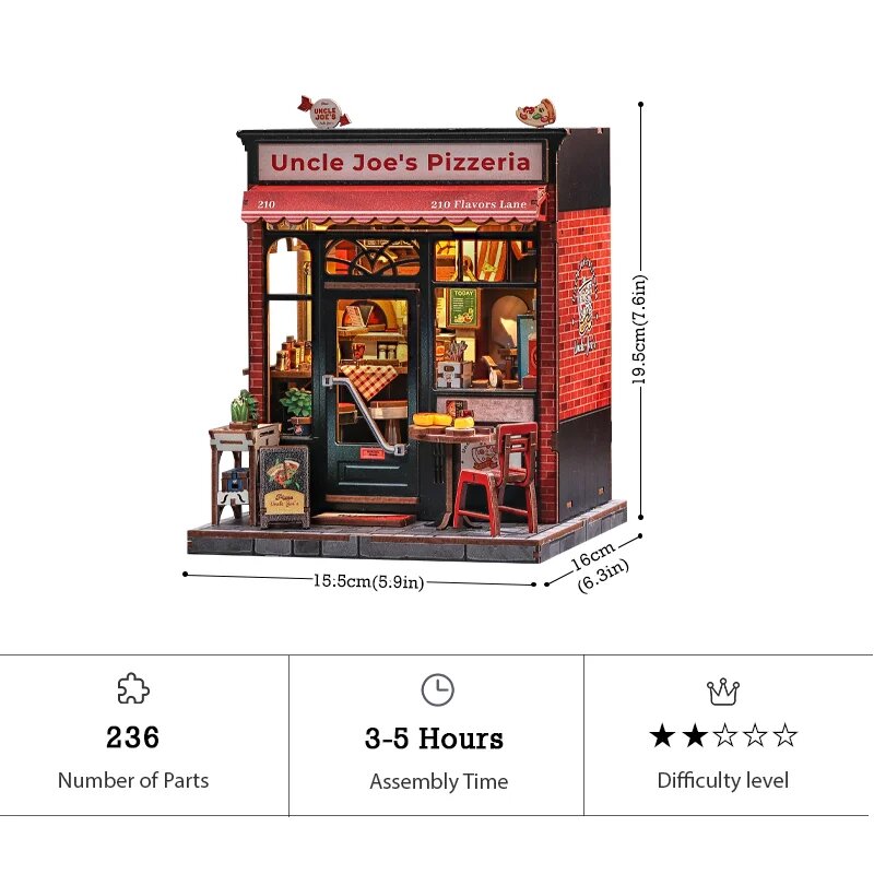 Кукольный дом CUTEBEE Uncle Joe's Pizzeria