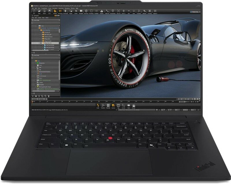Ноутбук Lenovo ThinkPad P1 G7 16", 2024, IPS, Intel Core Ultra 7 165H 1.4ГГц, 16-ядерный, 32ГБ LPDDR5x, 1ТБ SSD, Intel Arc, Windows 11 Pro, черный (21kws60g00)