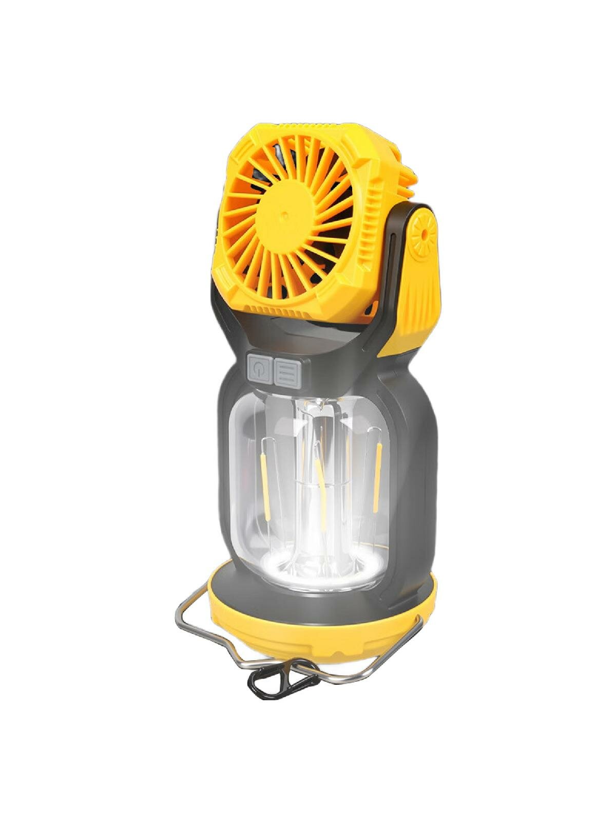 Наружный светодиодный вентилятор для кемпинга Многофункциональный перезаряжаемый аварийный фонарь