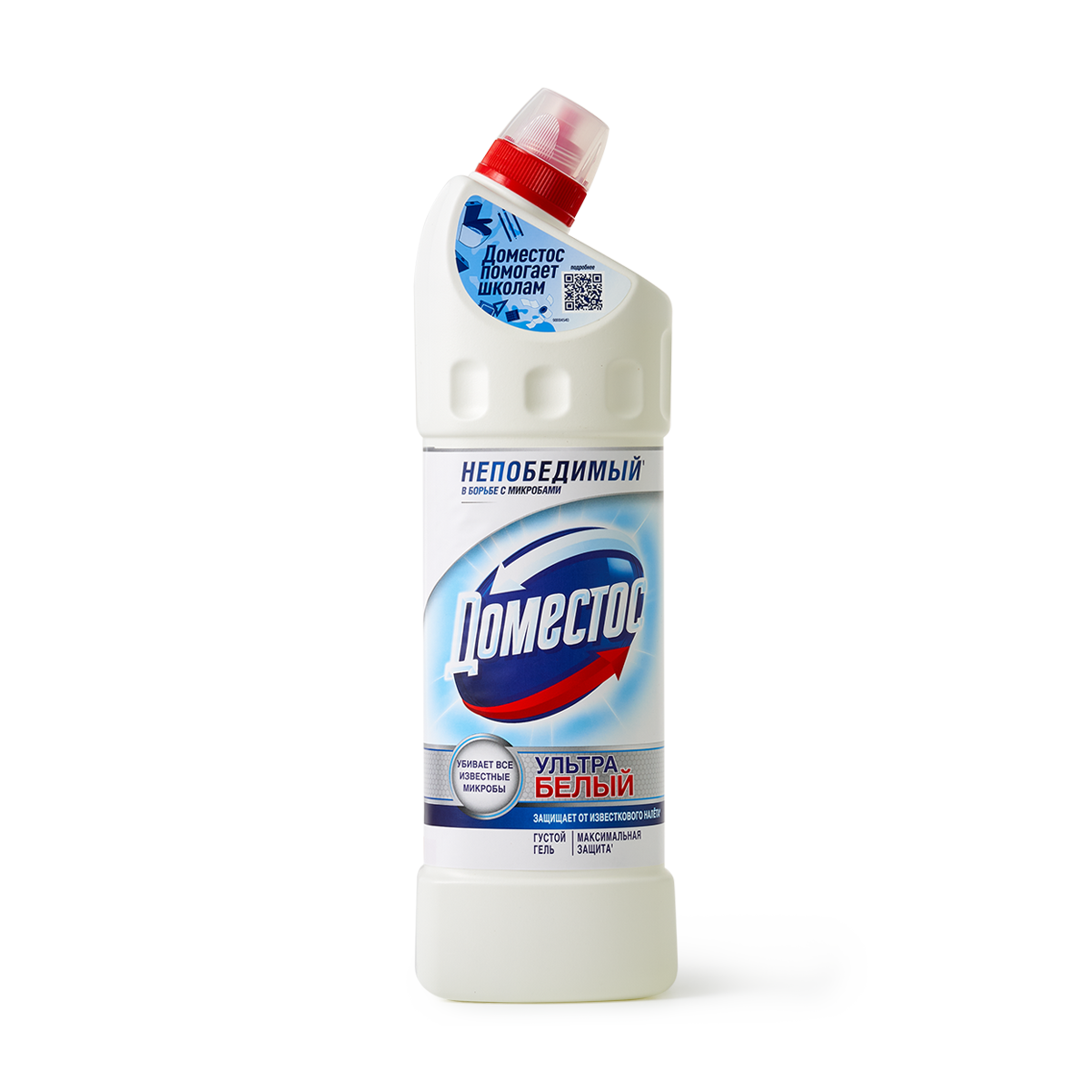 Чистящее средство Domestos "Ультра Белый", для унитаза, гелевое, 1 л