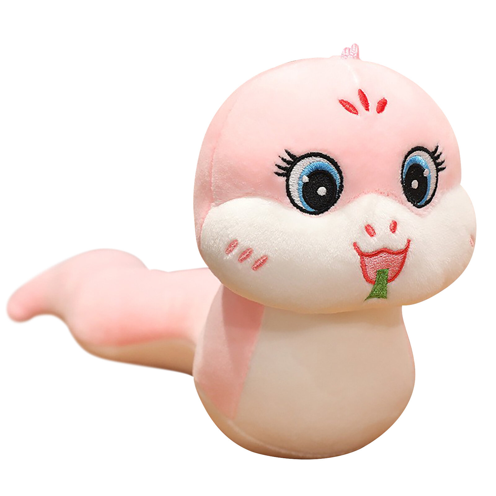 Маленькая кукла-змея кукла 30 см розовая детская успокаивающая плюшевая игрушка зодиакальная змея для Юго-Восточной Азии