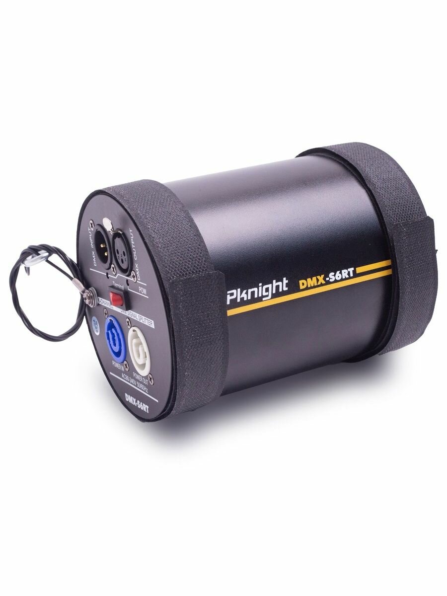 Pknight 6-канальный разветвитель сигнала DMX, оптический изолированный усилитель-распределитель DMX, DMX-S6RT