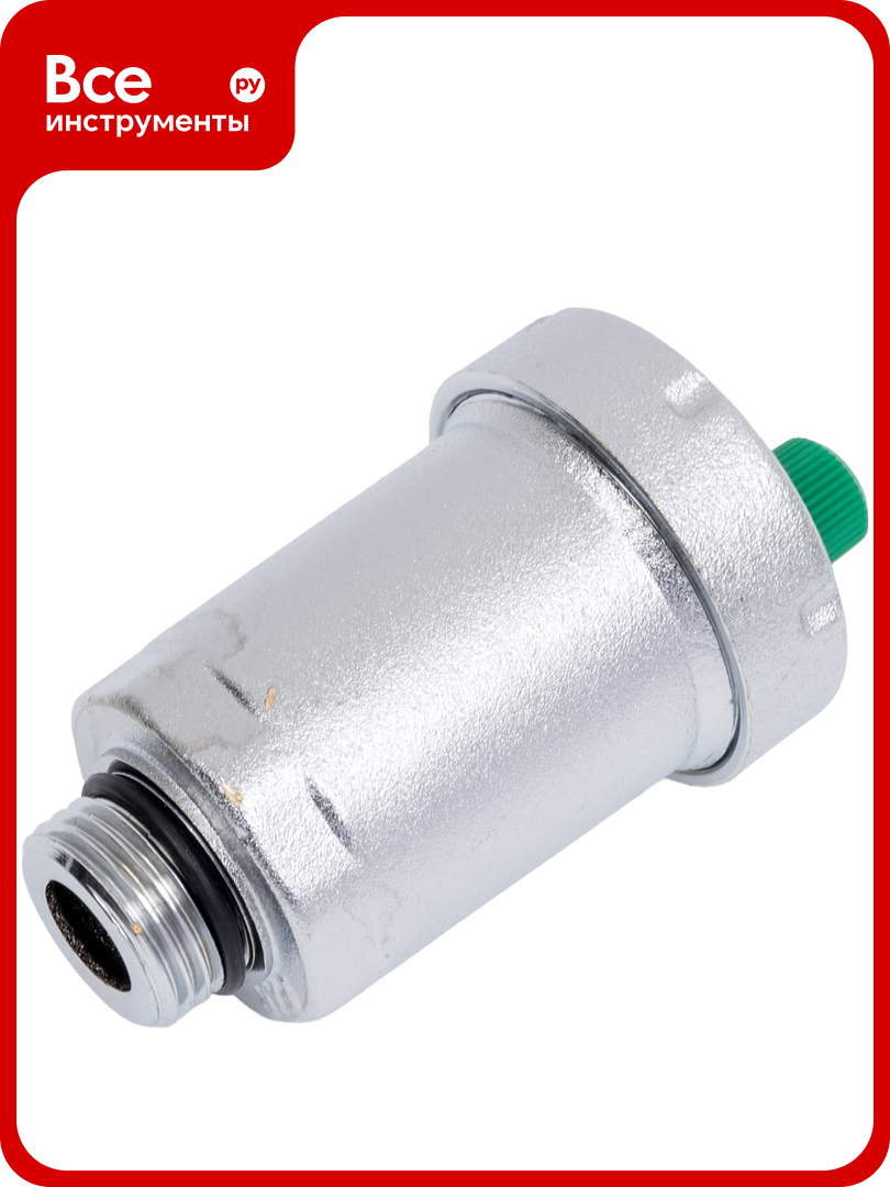 Прямой автоматический воздухоотводчик FAR 1/2", хром FA 2050 12, Номинальное давление