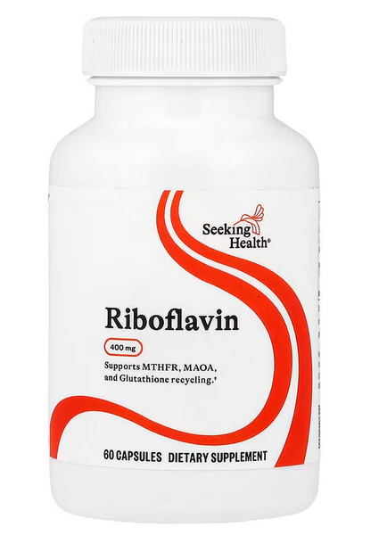 Seeking Health, рибофлавин, 400 мг, 60 капсул