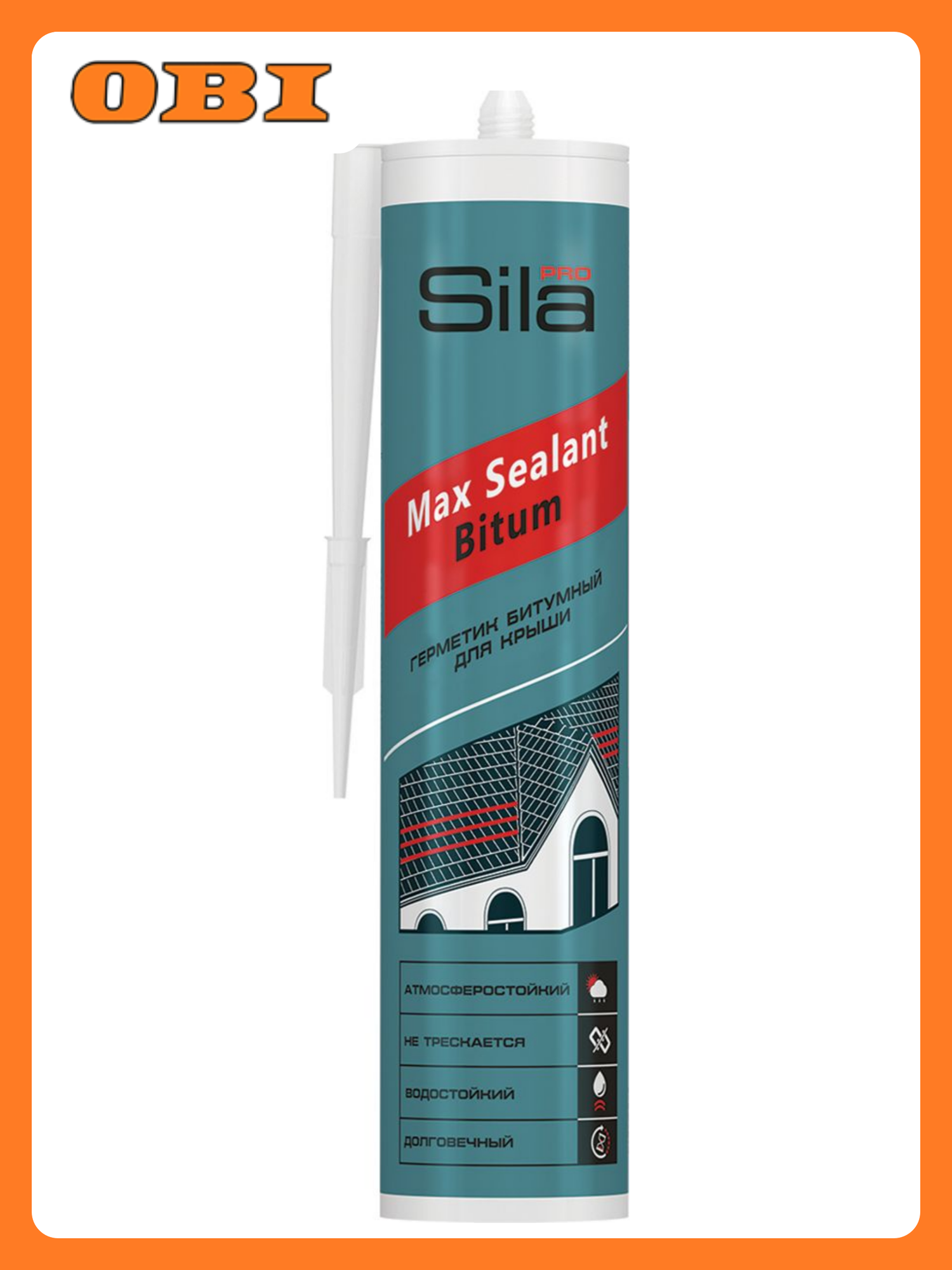 Герметик битумный для крыши Sila PRO Max Sealant 280 мл
