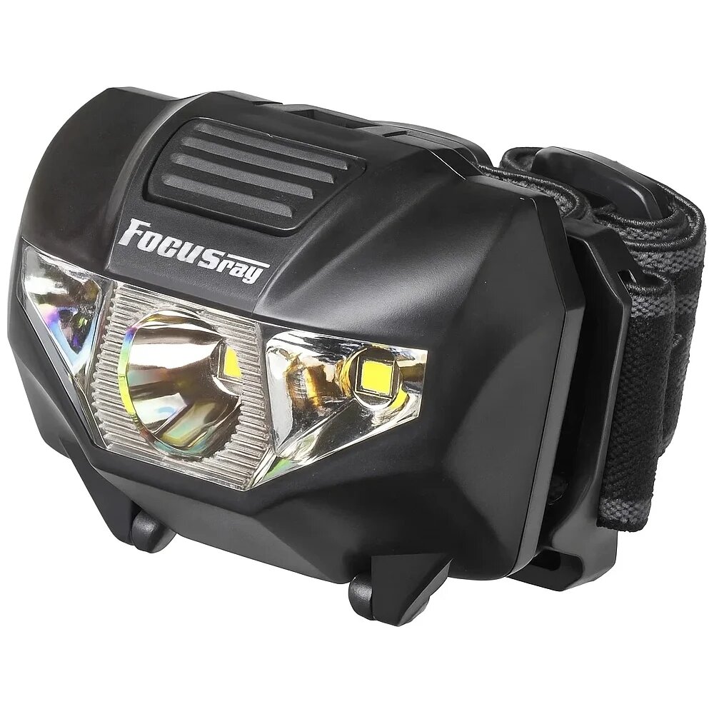 Налобный фонарь Focusray 1053 1W+2 белых светодиода 1/60/240 628779