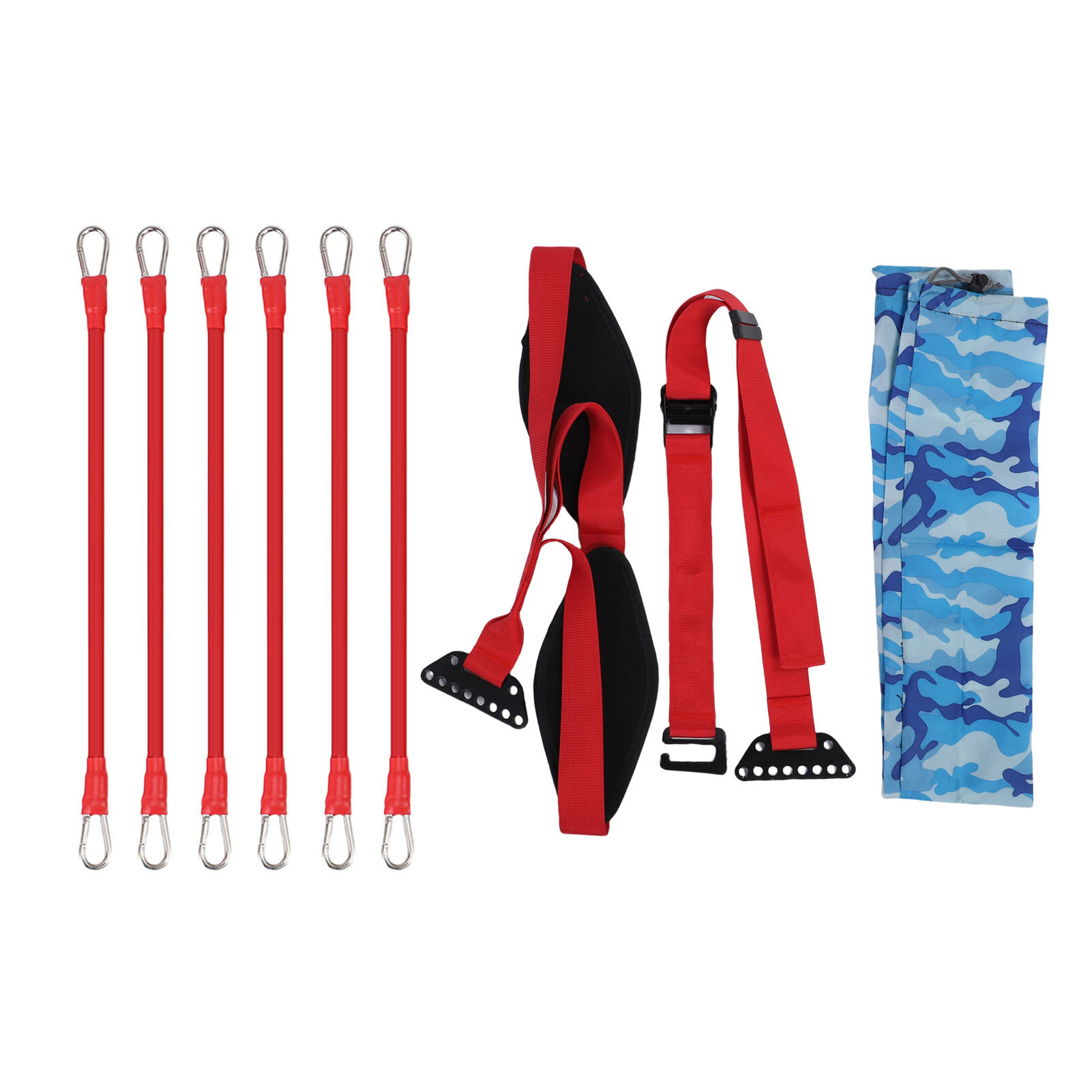 Регулируемая эластичная латексная лента для подтягиваний, система поддержки для домашних тренировок в спортзале, силовых тренировок, красная.