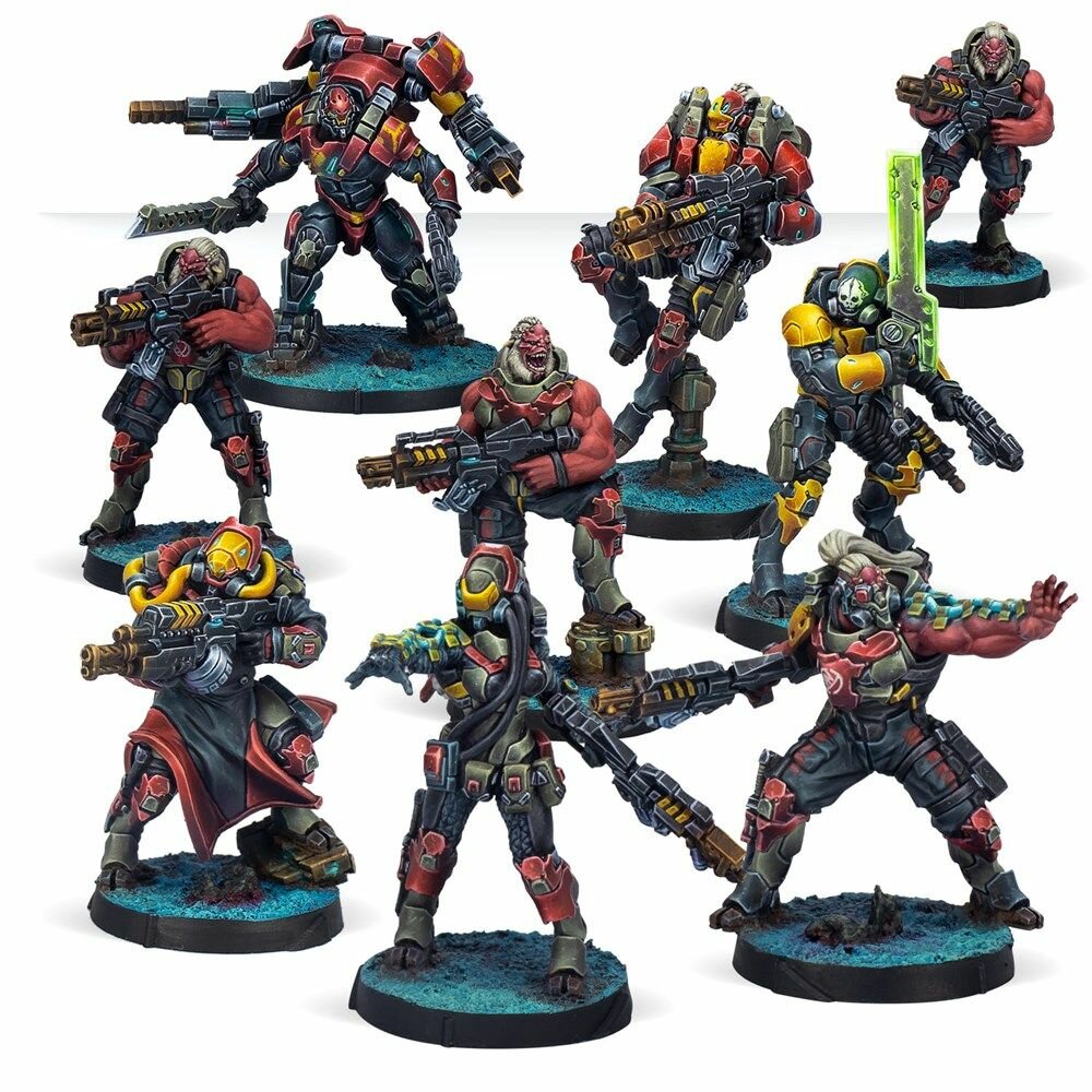 Набор Миниатюр Morat Aggresion Forces Action Pack - 9 Фигурок Infinity