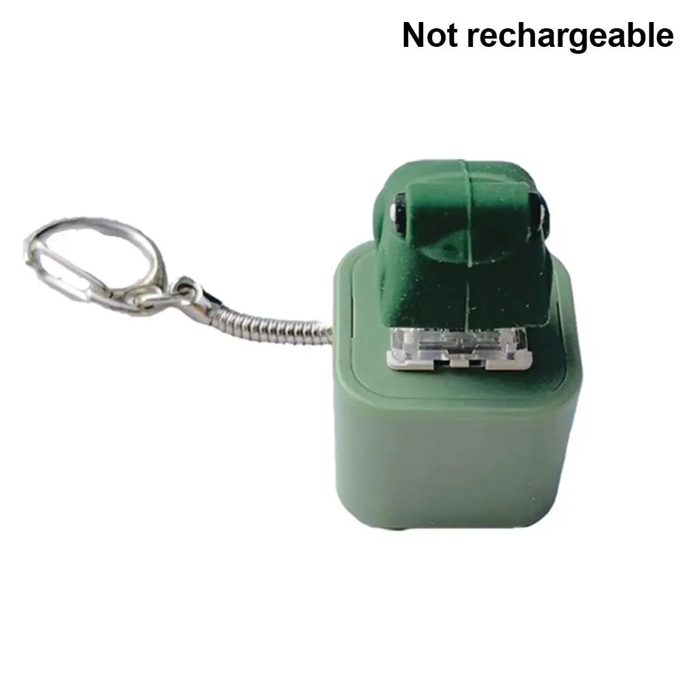Изумрудная лягушка-брелок со светом, Not rechargeable