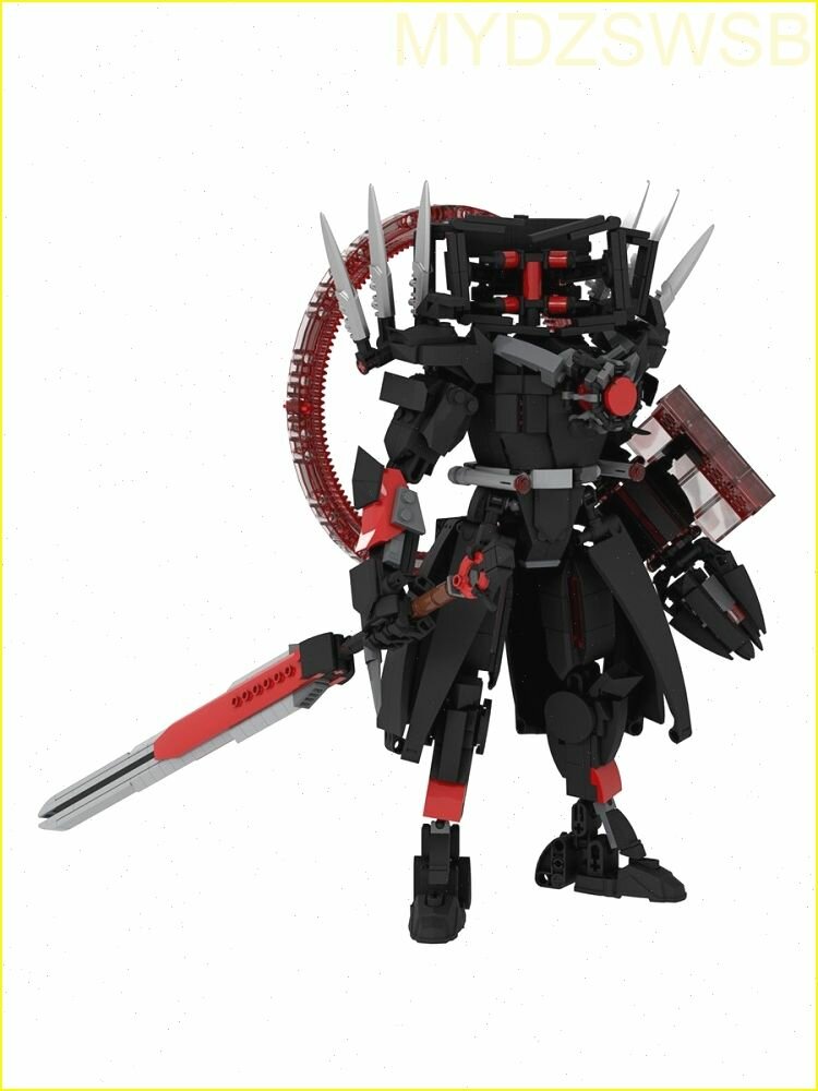 Пластиковый конструктор/Skibidi toilet, Doomsday Watcher,36cm
