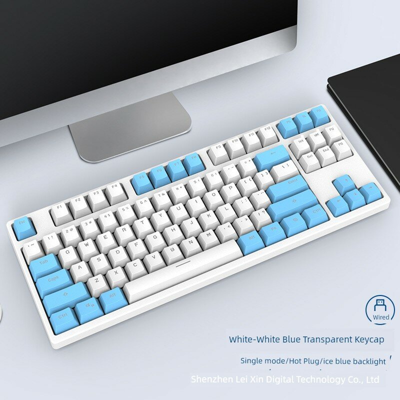 Механическая клавиатура White Shark Peripheral Store, проводная, для гейминга и киберспорта, компактная, 87 клавиш,