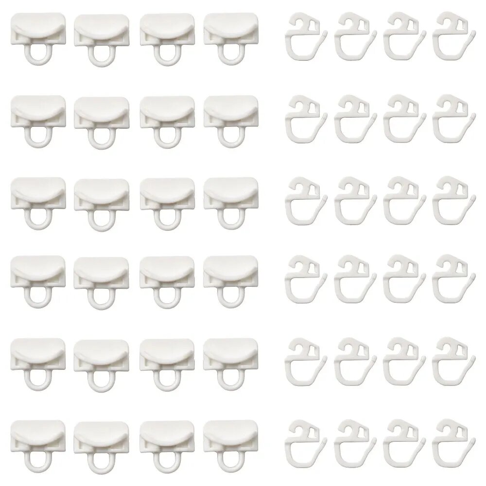 IKEA VIDGA Набор рулетки и крючков белый