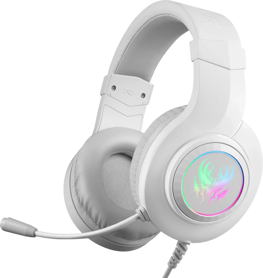 Наушники Defender Ghost, RGB-подсветка, оголовье, игровые, динамические, 16 Ом