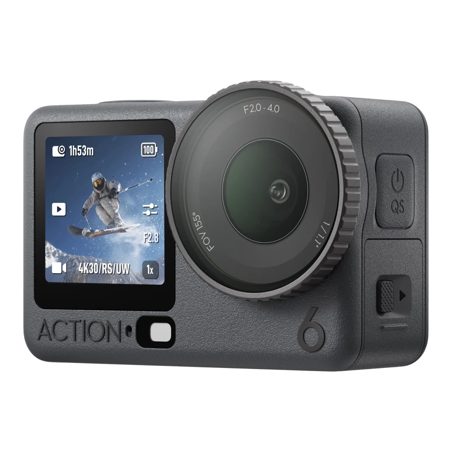 Экшн-камера DJI Osmo Action 6 Standard Combo 4K UHD, Встроенное хранилище 50 ГБ