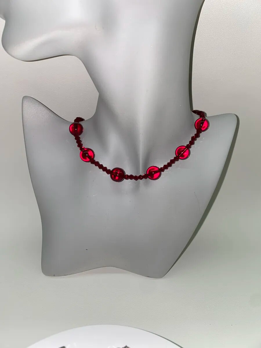 Чокер, стекло, кристалл