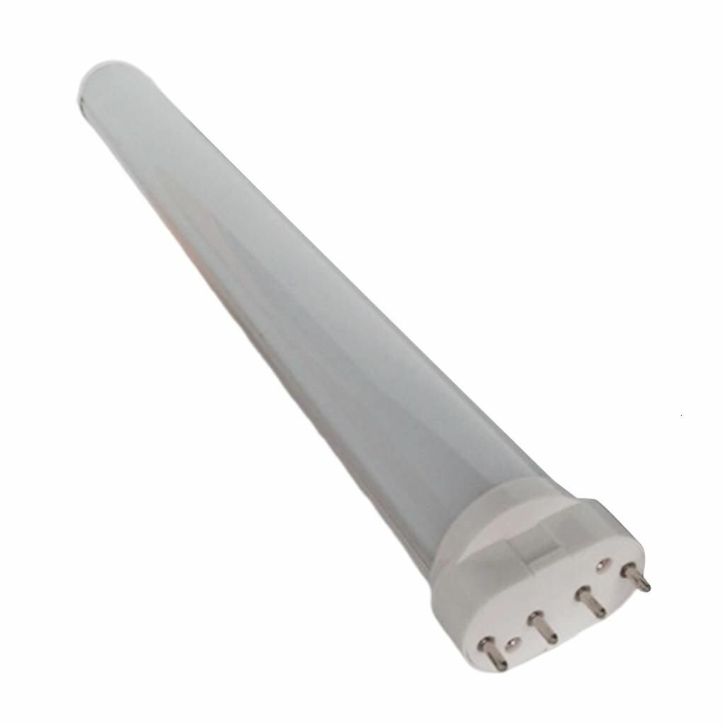 Светодиодная лампа 2G11 18W, - Молочно-белая обложка войны