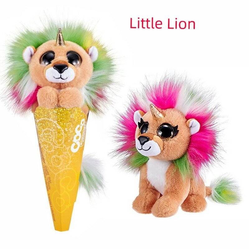Мягкая игрушка-единорог ZURU Ice Cream Cone Big-Eyed Cute COCO, маленькая кукла-сюрприз в закрытой коробке, подарок на