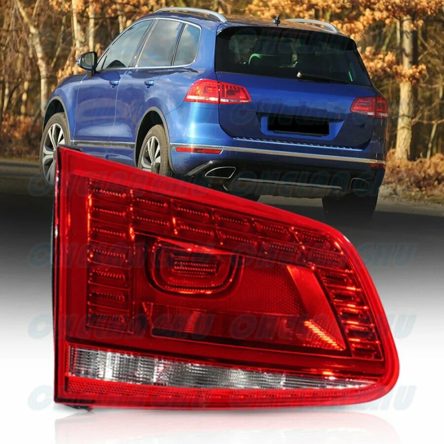 Для VW Touareg 2011 2012 2013 2014 2015 2016 2017 2018 левый внутренний боковой светодиодный задний фонарь задний фонарь DRL поворотный фонарь автомобильные аксессуары
