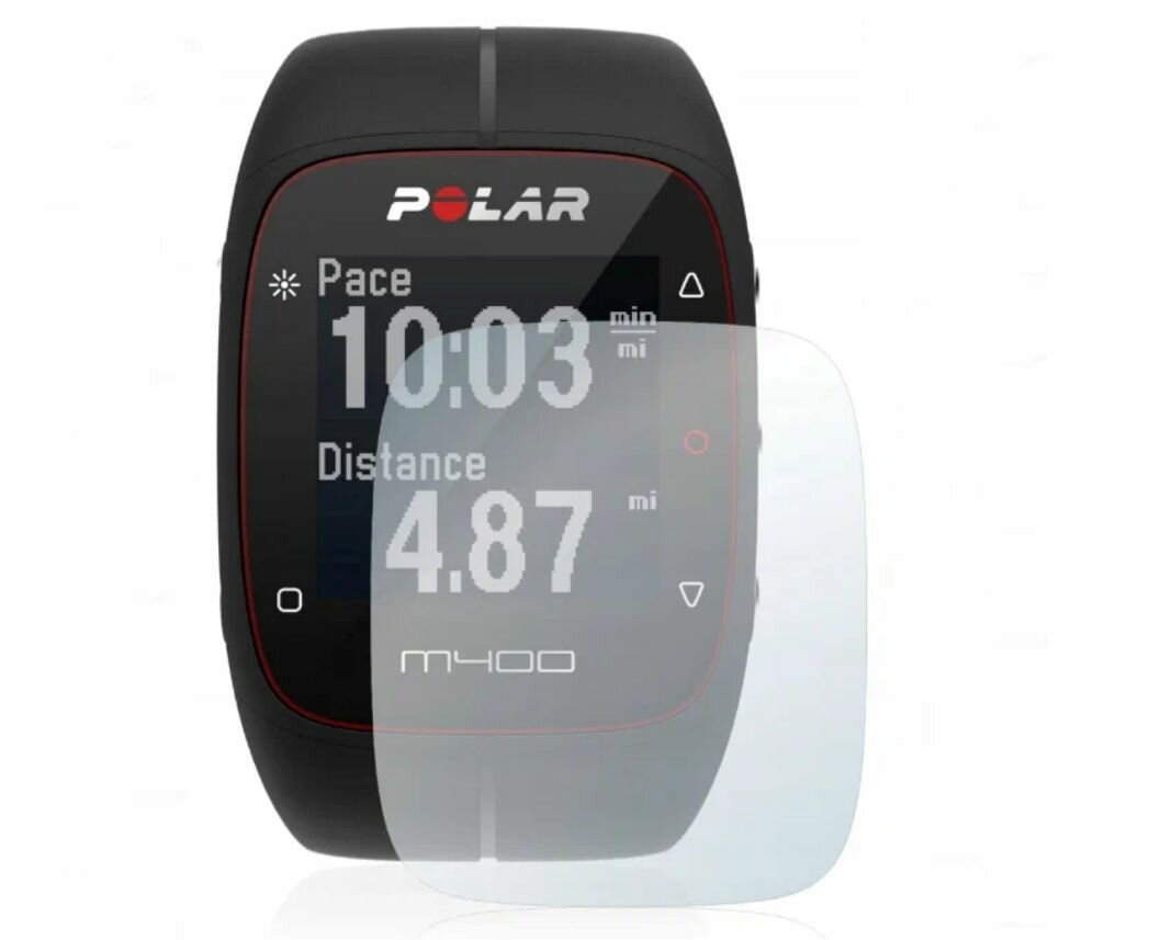 Защитная пленка MyPads для фитнес-браслета Polar M400 глянцевая