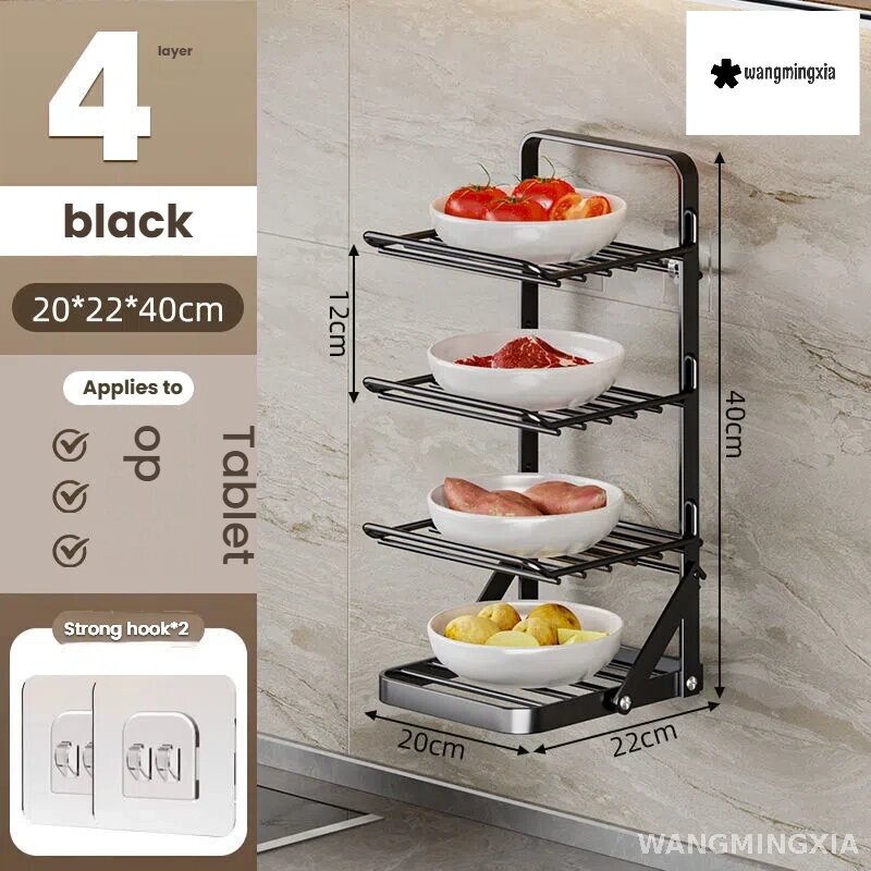 Настенные премиум столешницы без перфорации для ПК и складные стеллажи для овощей кухонные