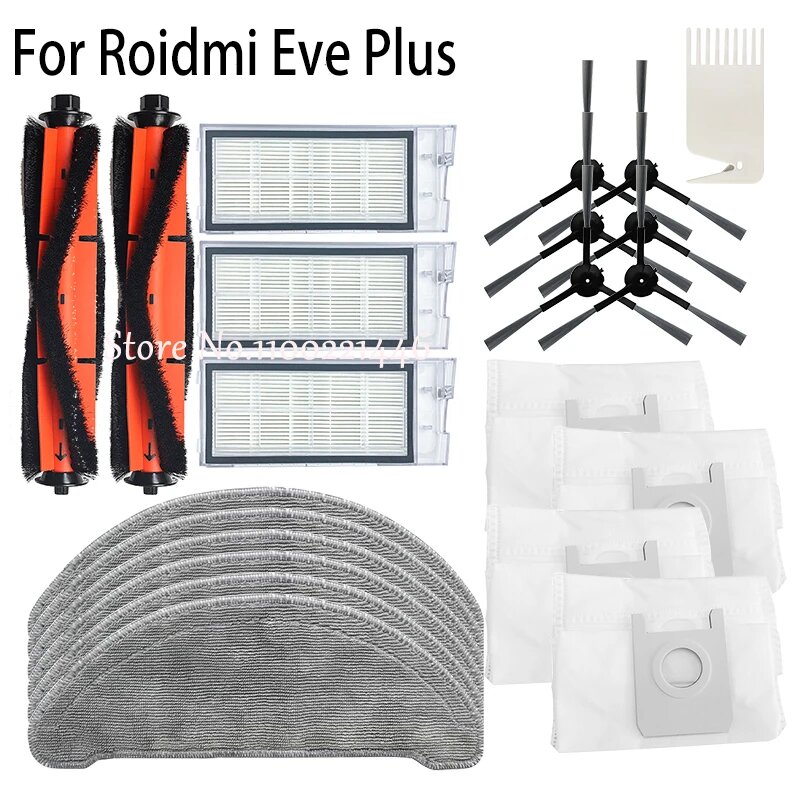 Запасные части для робота-пылесоса Xiaomi Roidmi Eve Plus as picture