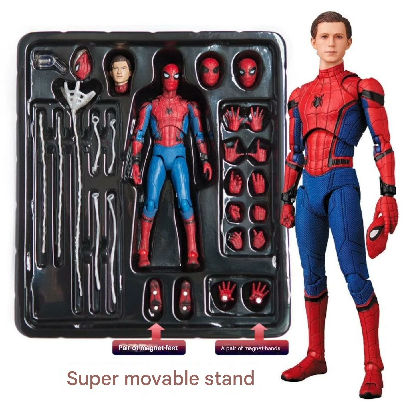 Мерчандайз аниме фильмов фигурки из ПВХ Avengers, высота около 15 см, вес 0.3 кг, упаковка цветная коробка