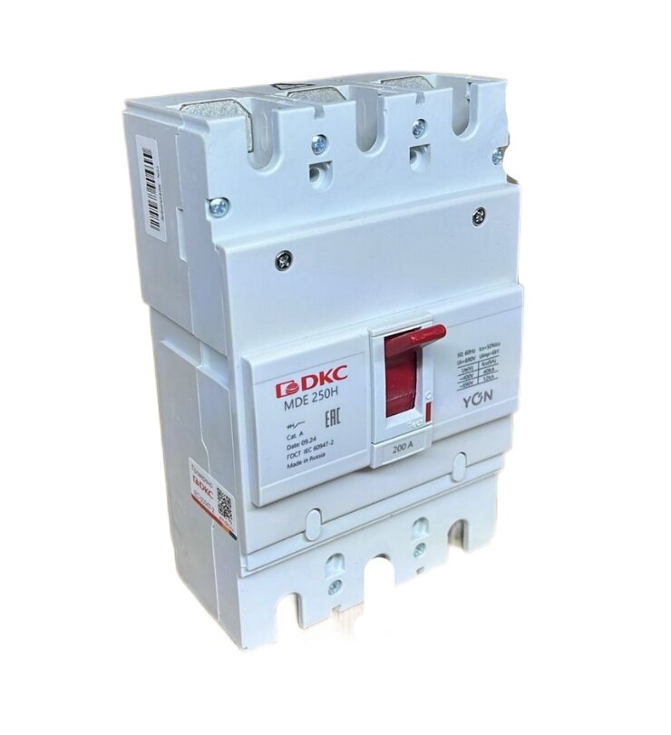 Выключатель автоматический 3P 200А 40kA DKC YON MDE250H200 .