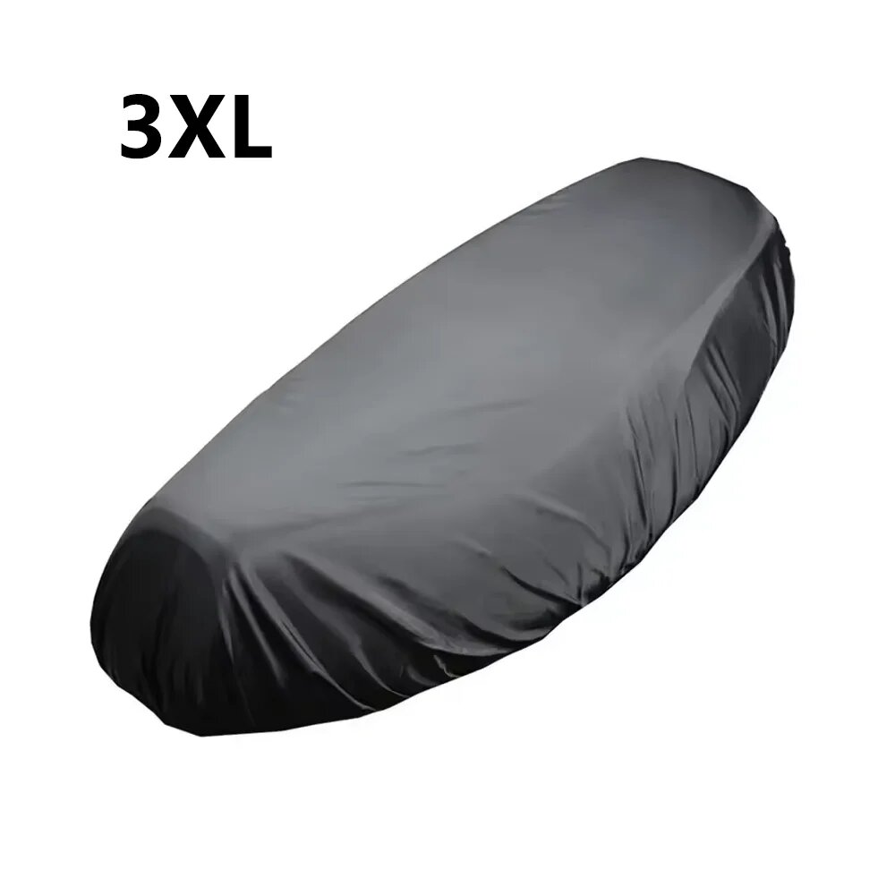 Чехол для сиденья скутера, водонепроницаемый, универсальный, гибкий, черный, с защитой от солнца 3XL