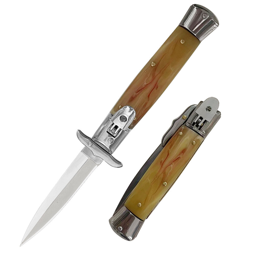 Горячая продажа итальянского складного ножа AKC, нож для выживания на природе, высокая твердость, портативный нож из нержавеющей стали, многофункциональный нож